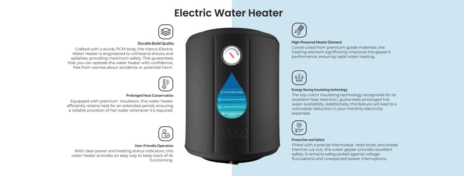 Best Electric Geysers in Pakistan (2025) - City Electronics